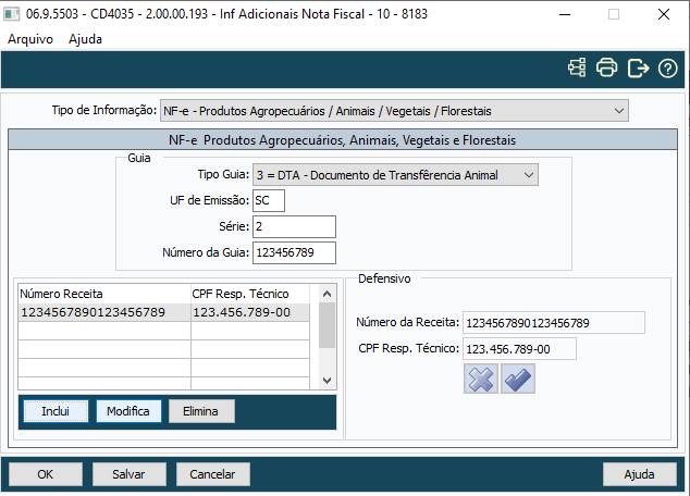 Cross Segmentos - Linha Datasul - NFE - Alteração no Datasul para ...