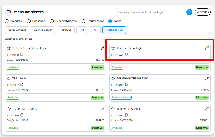 Cloud - TSS - Como identificar a URL do meu TSS Dedicado ? (TCLOUD) – Central de Atendimento TOTVS