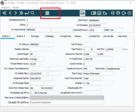 Cross Segmentos - Linha Datasul- NFE - Rejeição 1032: CST do IBS/CBS ...