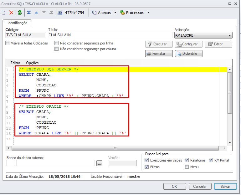 Cross Segmentos - Backoffice RM - BI - Cláusula LIKE em Consulta SQL ...