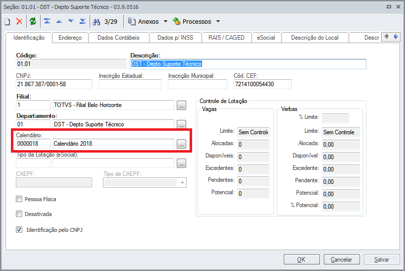 RH - RM - FOP - Calendário: parametrização na folha de pagamento ...