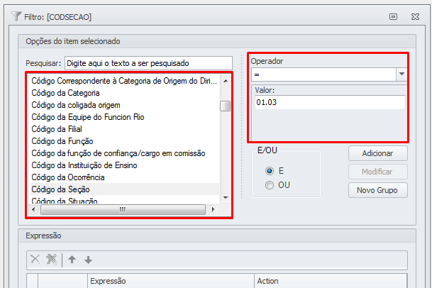 Framework - Linha RM - Frame - Como criar filtro por usuário – Central ...