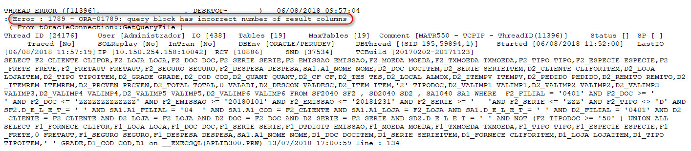 Cross Segmentos - TOTVS BackOffice (Línea Protheus) - MI - Facturación (SIGAFAT) - MATR550 ...
