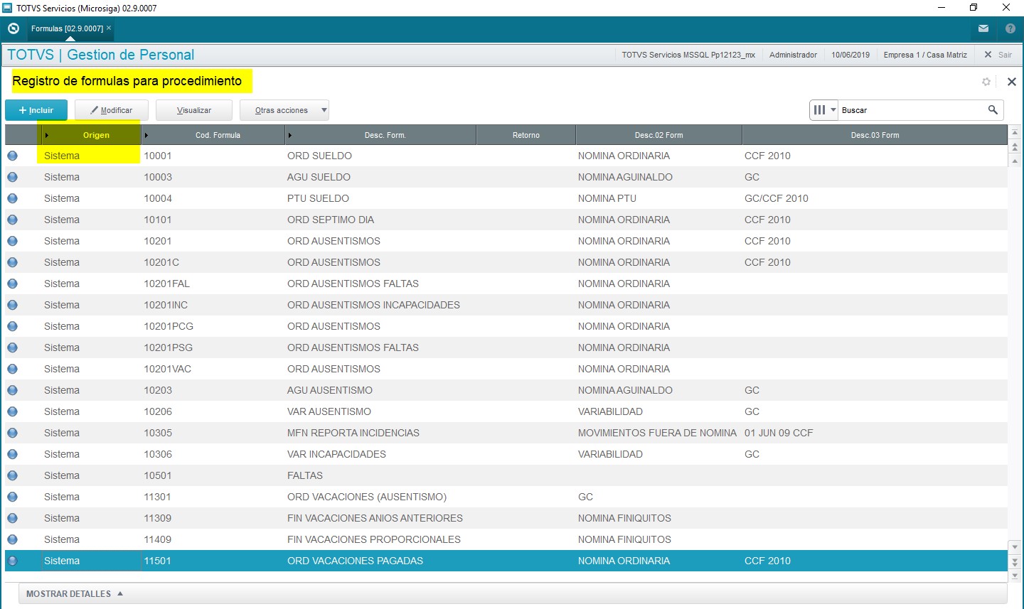 TOTVS RH - TOTVS RH (LINEA PROTHEUS) - MI – Gestión de Personal ...