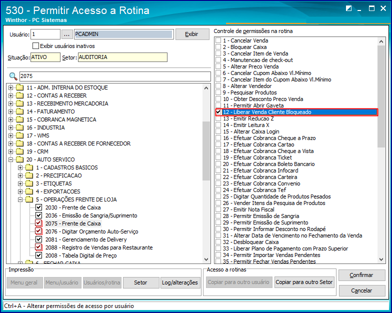 WINT - Como permitir faturar pedido ou cupons para cliente bloqueado na ...
