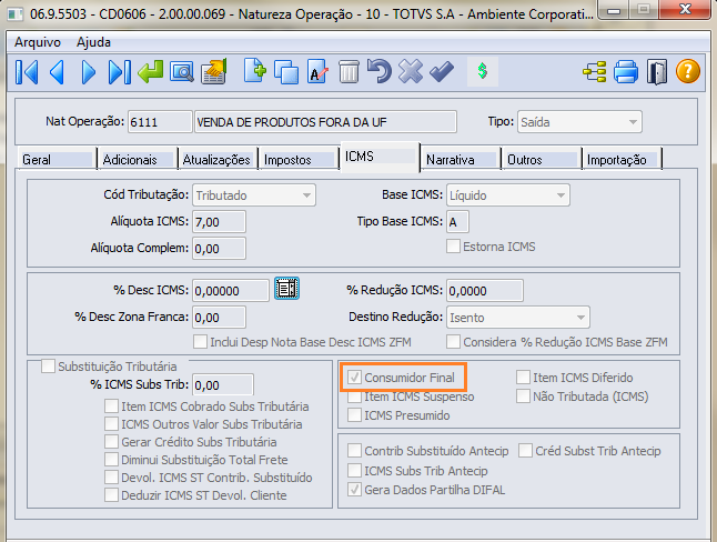 Cross Segmentos - Linha Datasul - MPD - Campo Destino Mercadoria no ...