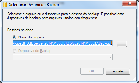 RH - Linha Datasul - TSA - Backup do banco de dados SQL Server ...