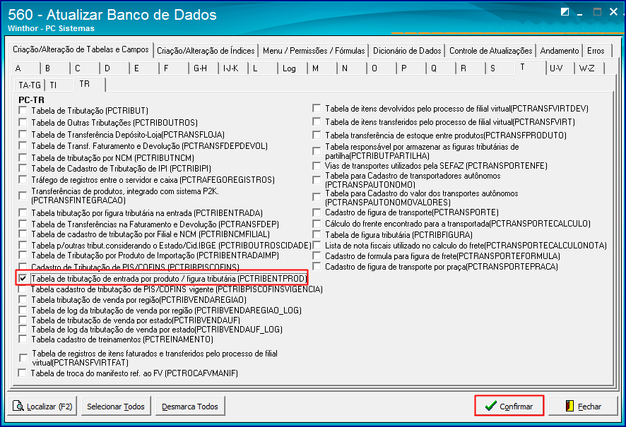 WINT - ORA-00904: "PCTRIBENTPROD"."CODFUNCCAD": invalid identifier ...