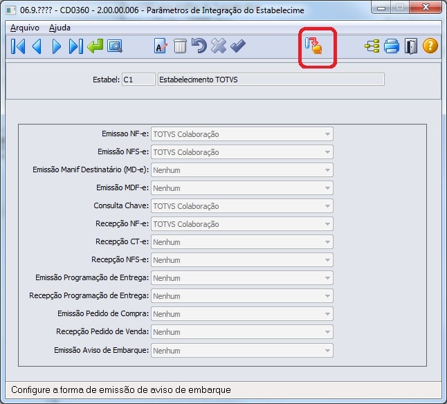 Cross Segmentos - Linha Datasul - TC2 - Notas emitidas em base ...