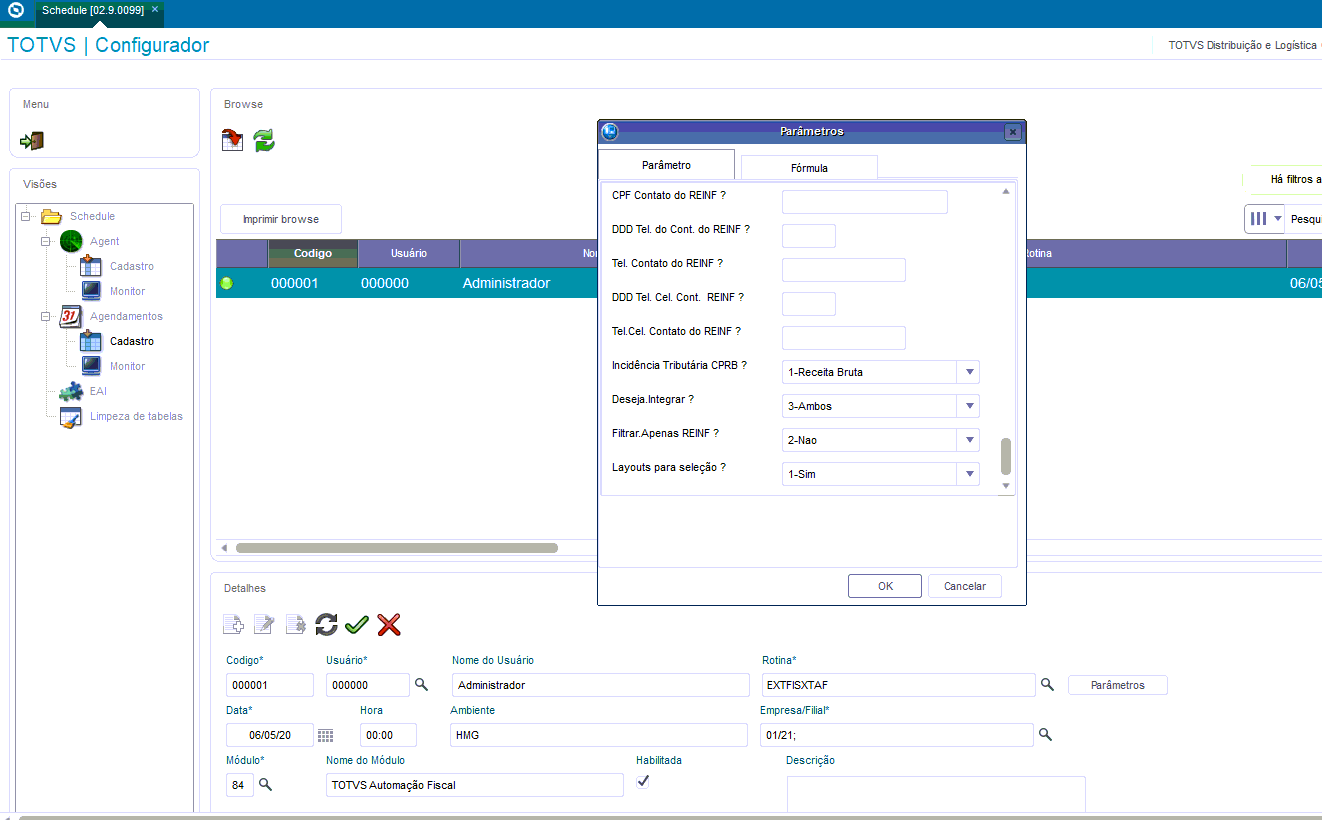 Cross Segmentos - Backoffice Protheus - FIS - Arq.Magnéticos - Seleção ...