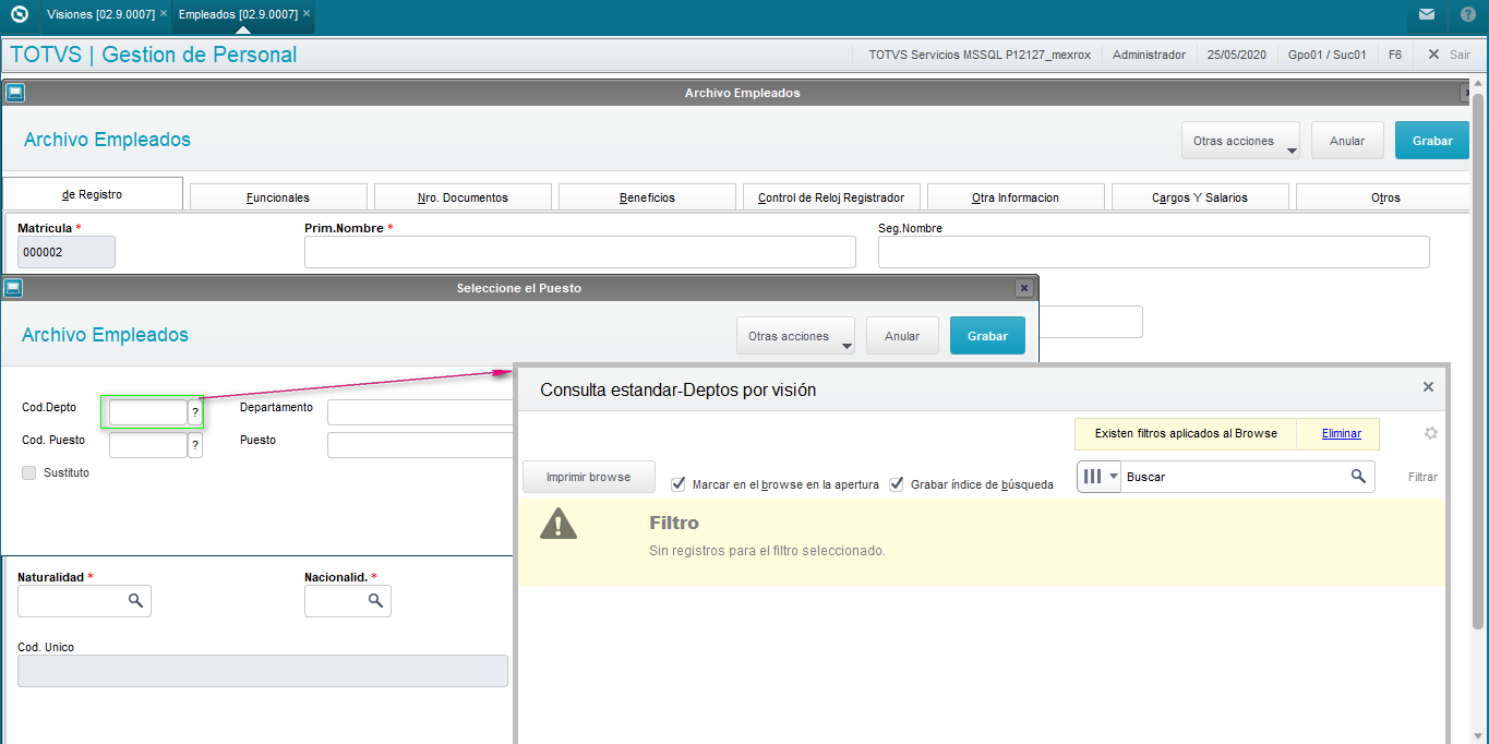TOTVS RH - TOTVS RH (Línea Protheus) - MI - Arquitectura Organizacional ...