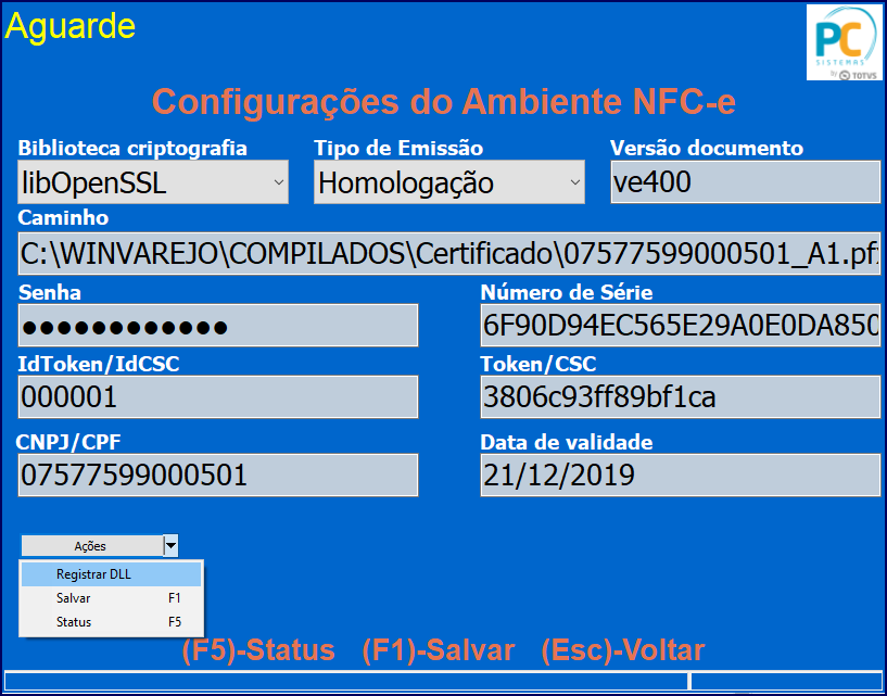 WINT - Como ativar a utilização do ACBr na rotina 2030 – Central de ...