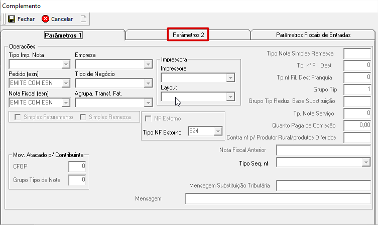 GA - GEMCO IMPLEMENT - SAÍDAS - Informações não aparecem no Relatório ...