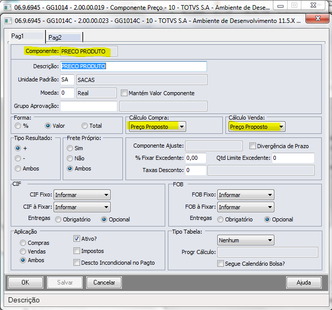 Agro - Linha Datasul - GGP - Parâmetros necessários para trabalhar com ...