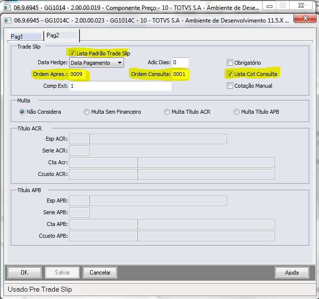 Agro - Linha Datasul - GGP - Parâmetros necessários para trabalhar com ...