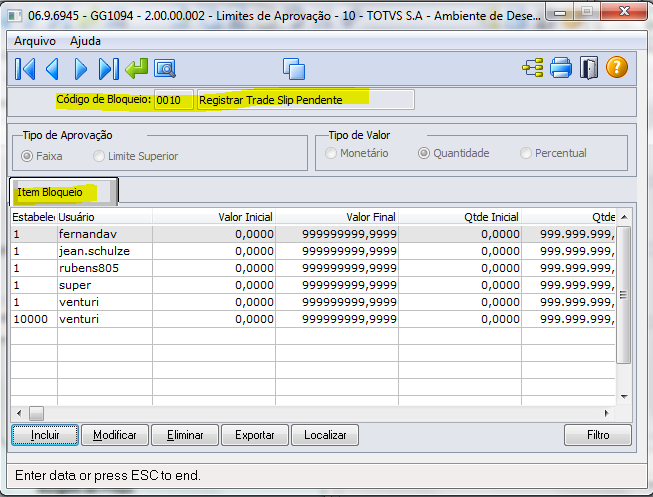 Agro - Linha Datasul - GGP - Parâmetros necessários para trabalhar com ...