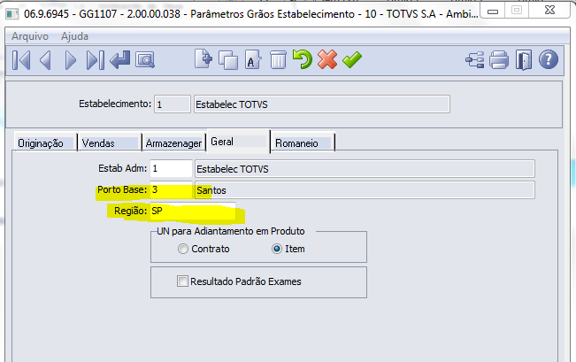 Agro - Linha Datasul - GGP - Parâmetros necessários para trabalhar com ...