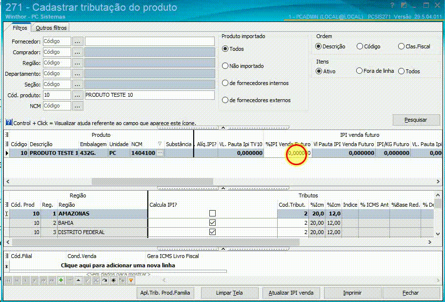 WINT - O que fazer quando a rotina 316 não calcular valor de IPI ...