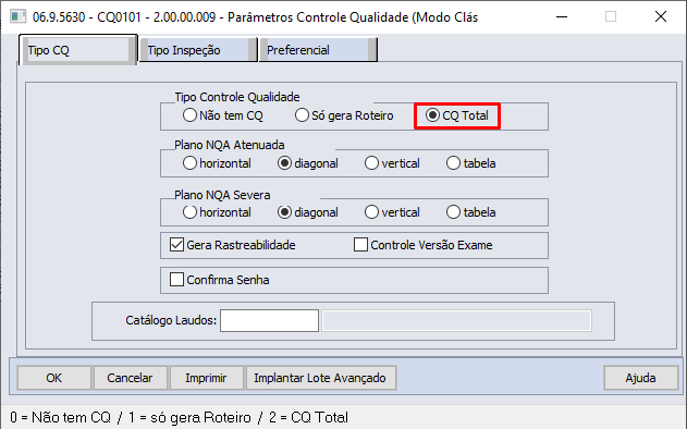 Cross Segmentos - Linha Datasul - MCQ - Parametrização da geração de ...