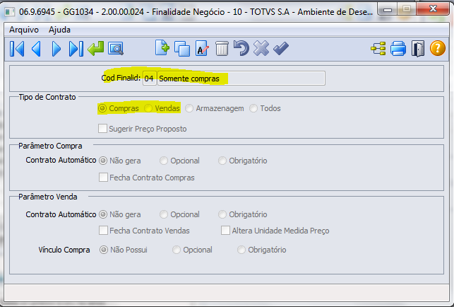 Agro - Linha Datasul - GGP - Parâmetros necessários para trabalhar com ...
