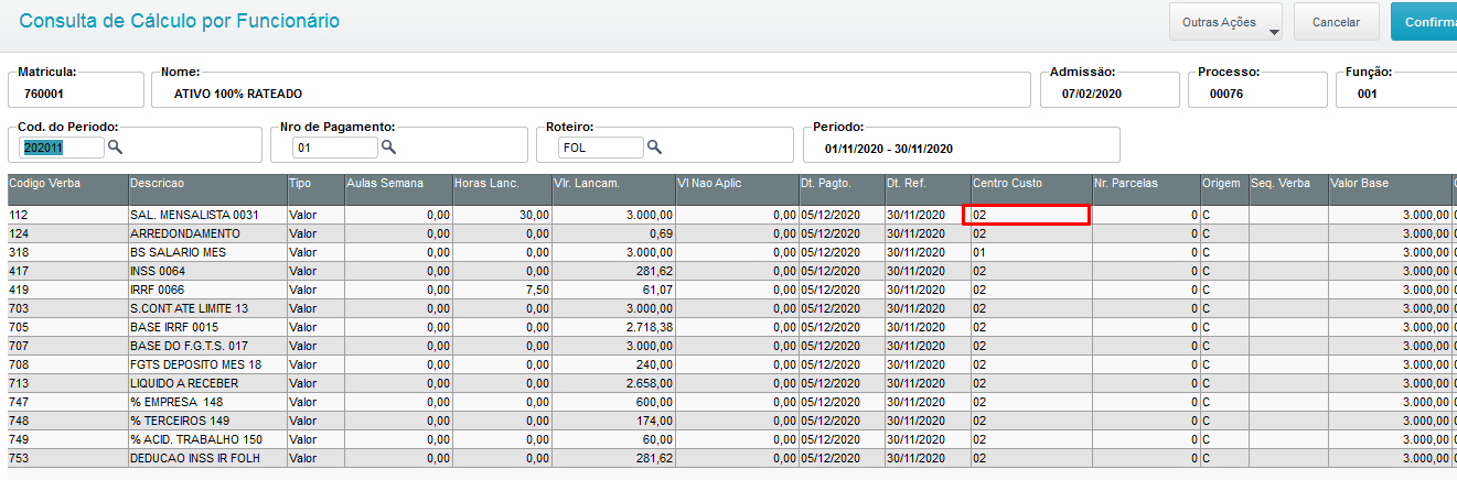 RH - Linha Protheus - GPE - Divergência nos valores do Relatório ...