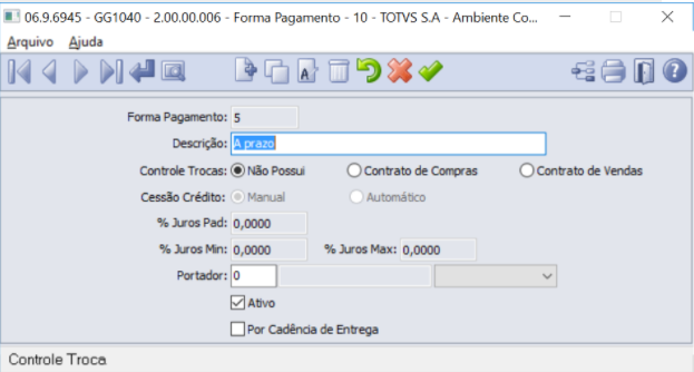 Agro - Linha Datasul - GGP - Parâmetros necessários para trabalhar com ...