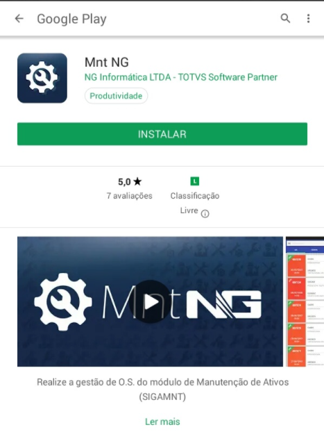 Manufatura - Linha Protheus - APP MNT - Instalação Aplicativo MNT NG ...