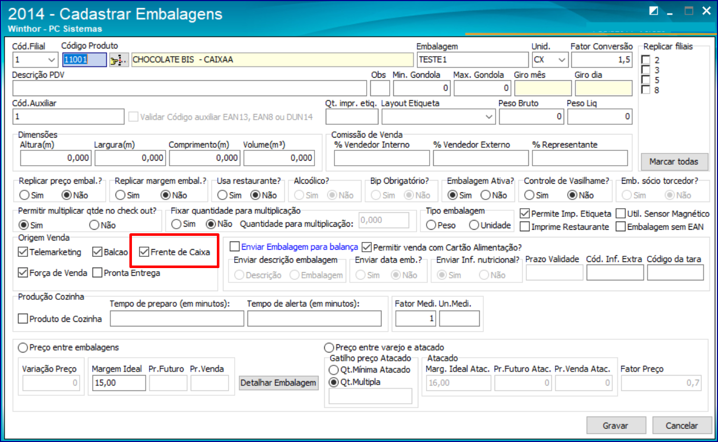 WINT - O que fazer quando um novo caixa cadastrado na rotina 2044, não ...