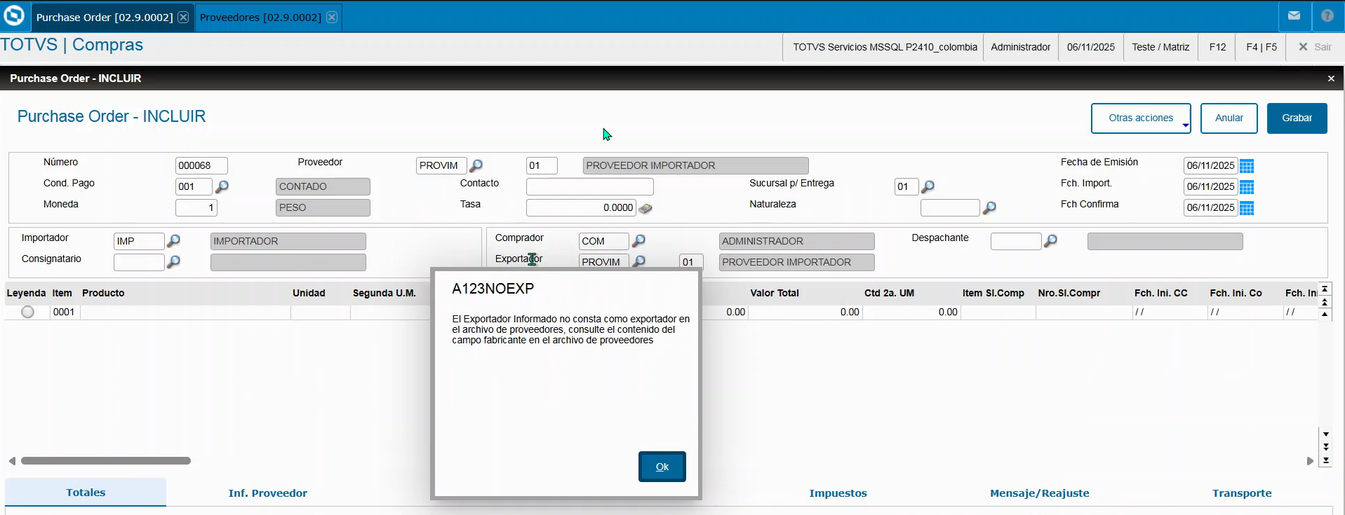 Cross Segmentos - TOTVS BackOffice (Línea Protheus) - MI - Compras (SIGACOM) - Purchase Order ...