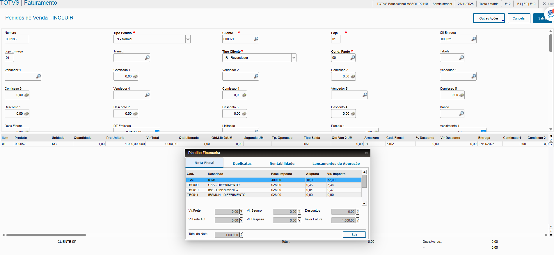 Cross Segmento - TOTVS Backoffice (Linha Protheus) - FIS - Como ...