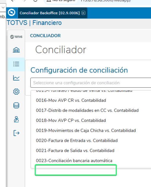 Cross Segmentos - TOTVS BackOffice (Línea Protheus) - MI - Financiero (SIGAFIN) - CTBA940 - No ...