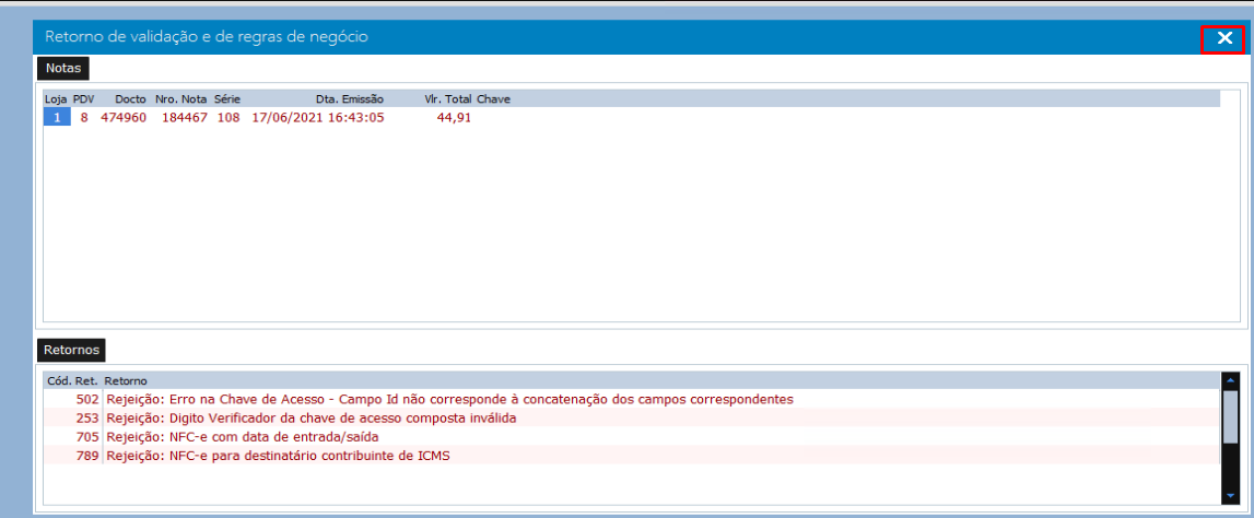 Varejo Supermercados - DFE - Atualizar o XML da NFCe no painel com os ...