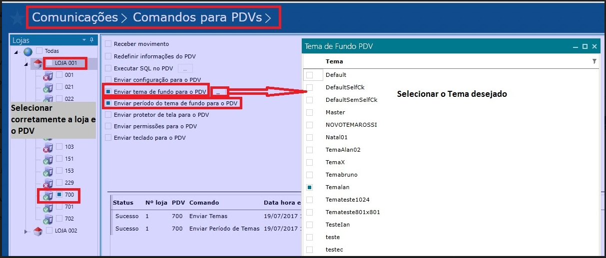 Varejo Supermercados - Interface - Alterar tema do PDV – Central de Atendimento TOTVS