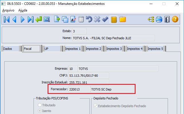 Cross Segmentos - Linha Datasul - MRE - Parametrização das operações de ...