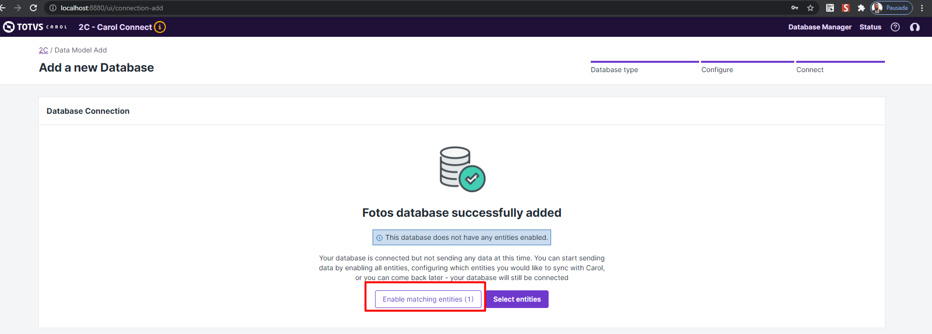 TOTVS CAROL - Carol Connect (2C) - Como criar uma conexão com um banco ...
