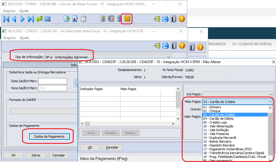 Cross Segmentos - Linha Datasul - NFE - Rejeição 443 - Código da ...