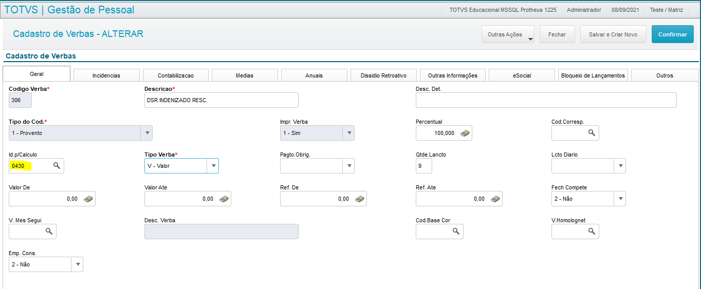 RH - Linha Protheus - GPE - Por que cálculo de rescisão não calcula o ...