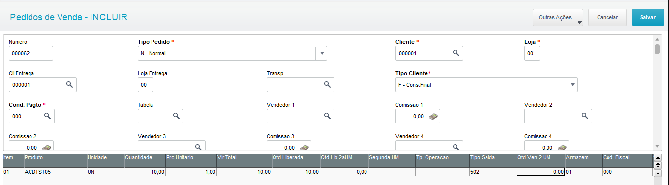 Cross Segmento - Backoffice (Linha Protheus) - SIGAACD - ACDA100 ...