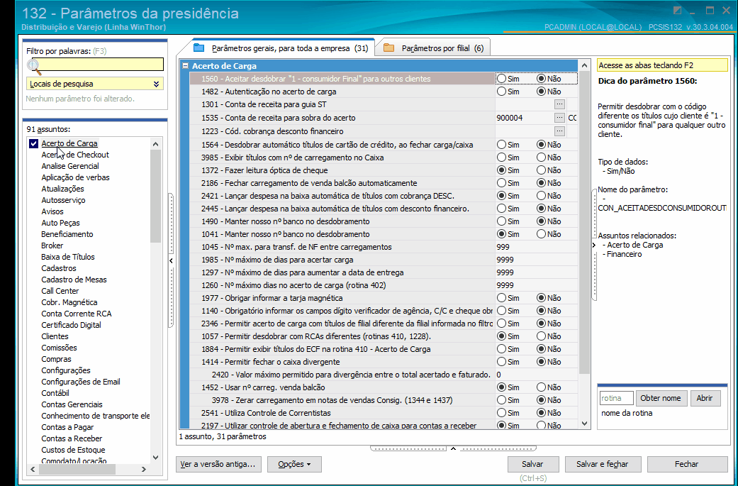 WINT - Como arrendondar as casas decimais no campo "preço sem imposto ...
