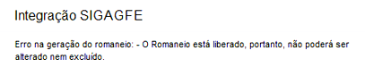 Logística - Linha Protheus - GFE - Não Exclui Nota Fiscal Devido ...