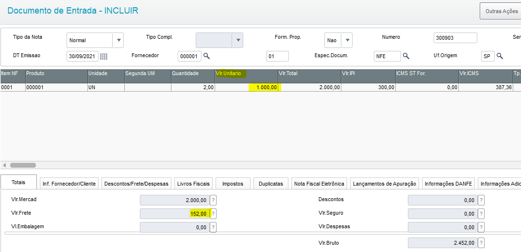 Cross Segmentos - Totvs Backoffice Protheus - SIGACOM - O campo B1_UPRC ...
