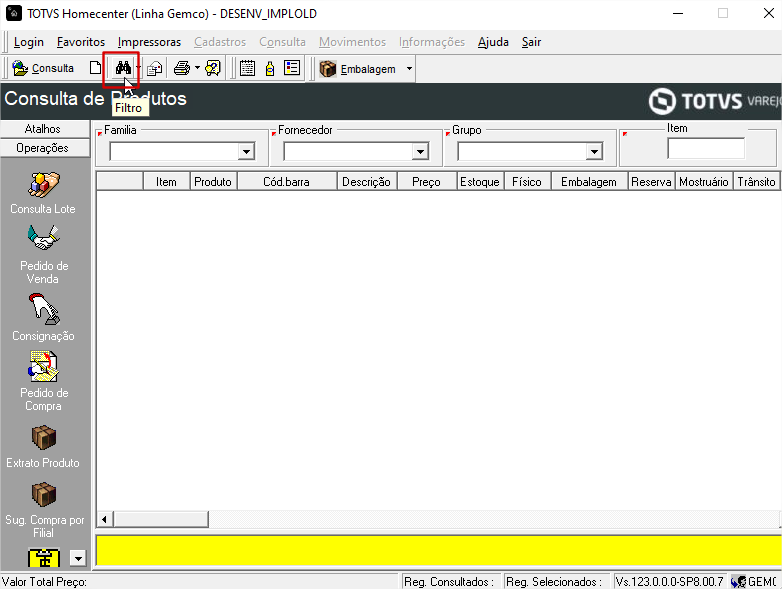GA - TOTVS Varejo (Linha Gemco) - GERÊNCIA DE PRODUTOS - Consulta de ...