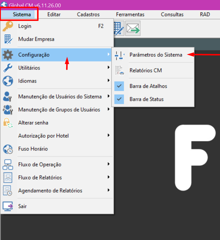Hospitalidade - TOTVS Backoffice (Linha CMNET) - CFINAN - Imprime ...