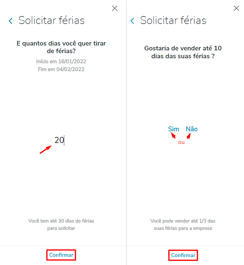 RH - RM - Meu RH - Como realizar solicitação de férias via app Meu RH ...