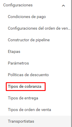 Cross Segmentos - CRM Gestión de Clientes MI - Ventas - Registrar tipos ...