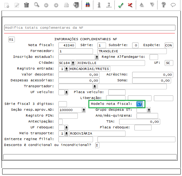 Cross Segmentos - Linha Logix - SUP - Informar município origem e ...
