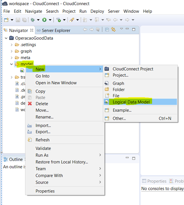 GoodData - Fast Analytics - Como importar o modelo de dados do seu projeto para o CloudConnect ...