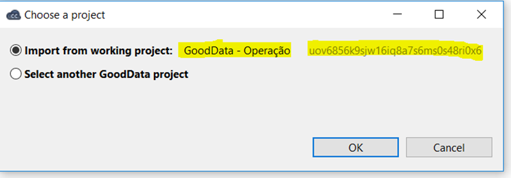 GoodData - Fast Analytics - Como importar o modelo de dados do seu projeto para o CloudConnect ...