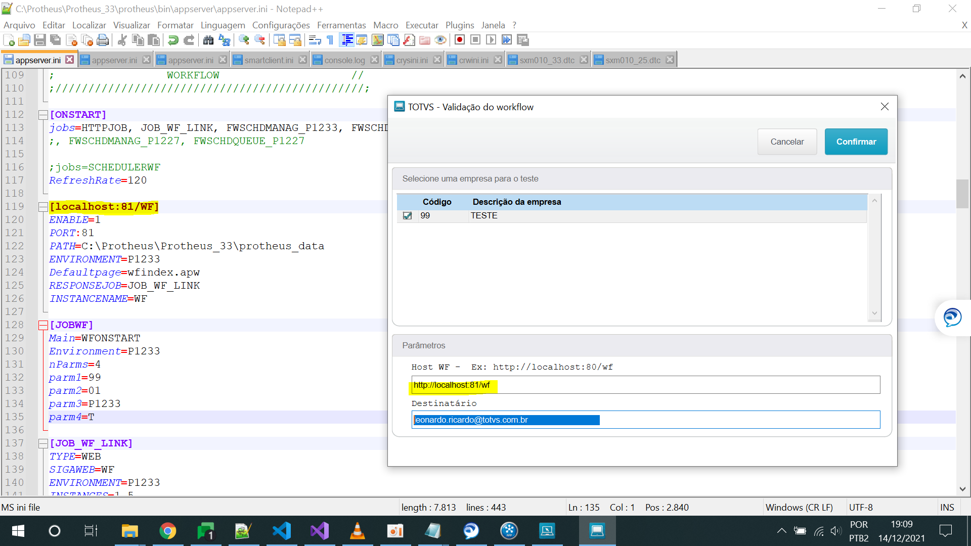 Cross Segmento Totvs Backoffice Linha Protheus Bi Falha Na
