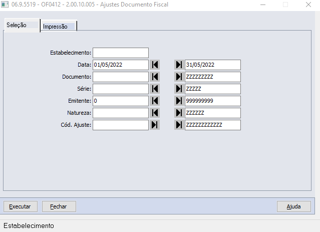 Cross Segmentos - Linha Datasul - MOF - OF0412 - Ajustes Documento ...